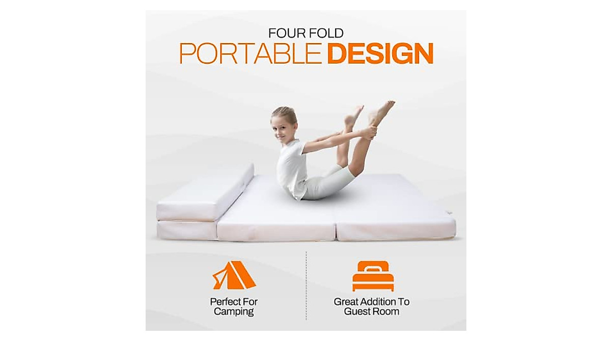 Cheer Collection 6" Memory Foam Folding Mattress