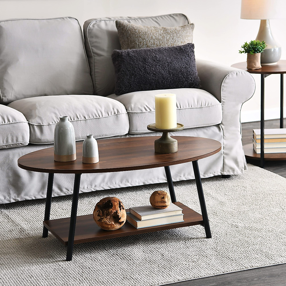 Household Essentials Coffee Table, Brown