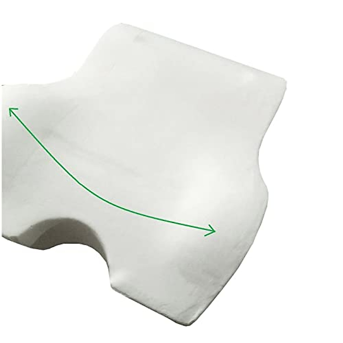 SUSOSU Lumbar Pillow Car Seat Headrest Pillow Seat Support Lumbar Pad Orthopedic Pillow Car Travel Memory Foam Relief (Color : Beige)