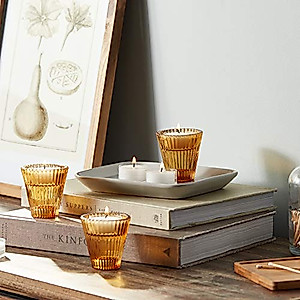 Root Candles 131015 Unscented Beeswax Blend Tealight Candles in Clear Cups, 8-Count