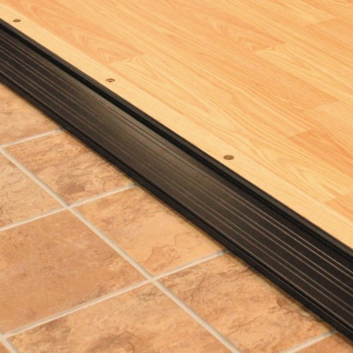 M-D Building Products 77792 1-1/8-Inch by 4-9/16-Inch - 36-Inch TH393 Adjustable Aluminum and Hardwood Sill Inswing, Bronze