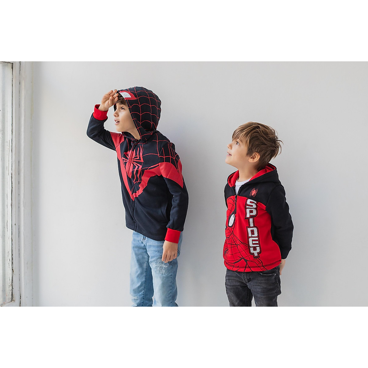 Marvel Spider-Man Miles Morales Toddler Boys Zip Up Hoodie Spiderverse 5T