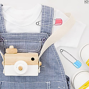 142Pcs Baby Safety Pins Heavy Duty - Stainless Steel Cloth Diaper Pins Heavy Duty Safety Pin Diaper Safety Pins for Clothes Decorative Diaper Pins - Plastic Head Clothing Safety Pins Bulk Safety Pins