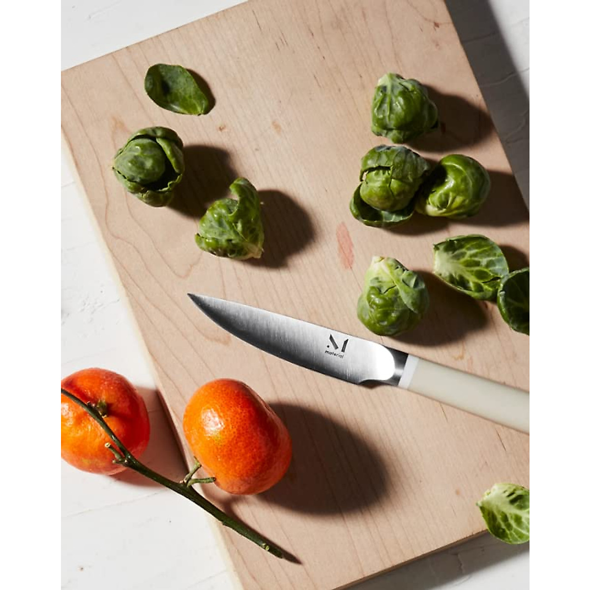 MATERIAL Knife Trio + Stand (Cool Neutral/White Ash)