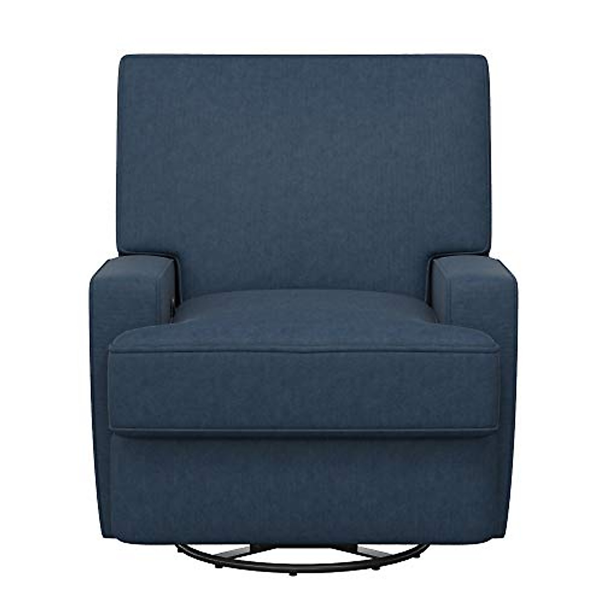 Baby Relax Rylan Swivel Glider Chair, Coil Seating, Dark Blue Recliner