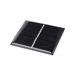 uxcell 5Pcs 2.5V 120mA Poly Mini Solar Cell Panel Module DIY for Light Toys Charger 59.8mm x 59.8mm