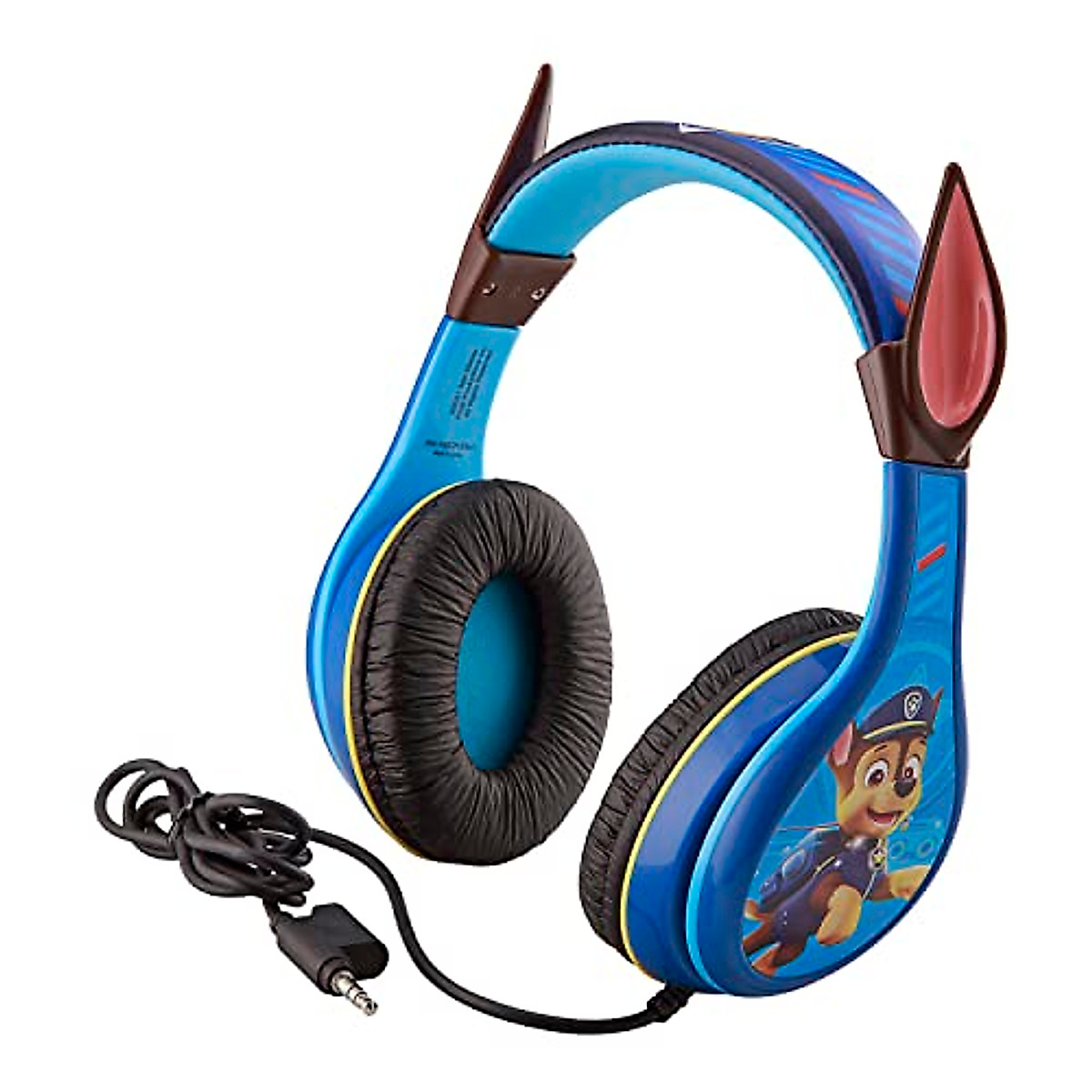 Paw Patrol Chase Headphones for Kids with Built in Volume Limiting Feature for Kid Friendly Safe Listening