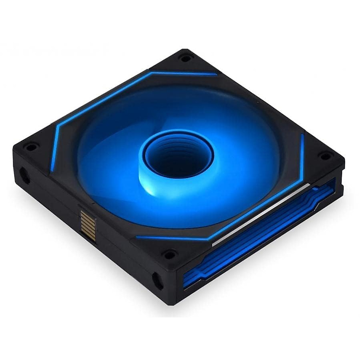 Lian Li UNI Fan SL-Infinity 120-Single Pack-ARGB Fan-Infinity Mirror-Daisy-Chain Design-Customizable Lighting Effects-One Cable Connection-Without Controller-Black-(UF-SLIN120-1B)