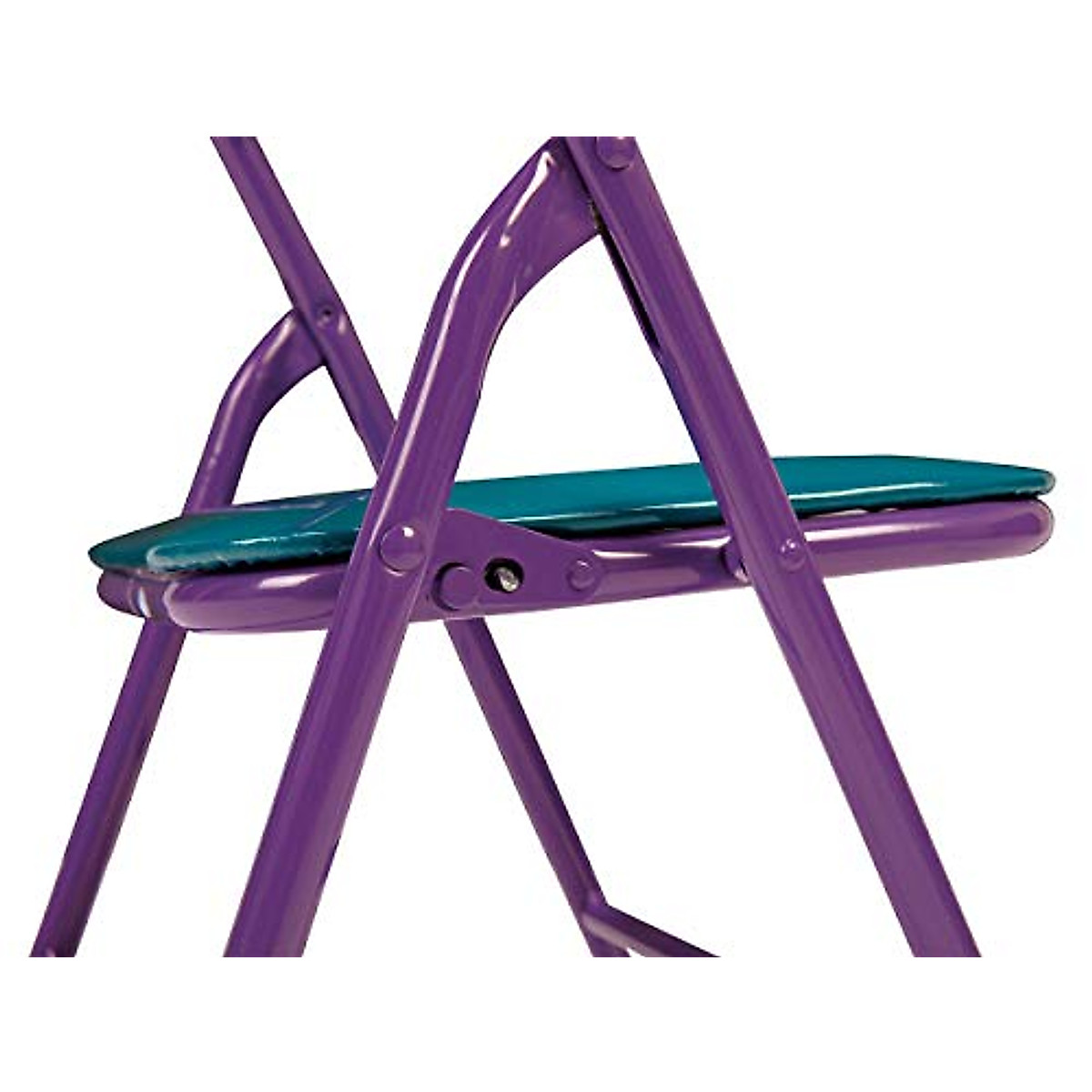 Disney Raya Table & Chair Set – Folding Kids Furniture Table & Chair – Includes Toddler Chair with Non-Skid Rubber Feet & Padded Seat – Sturdy Metal Construction – for Ages 24M+