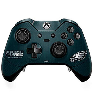 Skinit Decal Gaming Skin Compatible with Xbox One Elite Controller - Officially Licensed NFL Philadelphia Eagles Super Bowl LII Champions Design