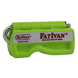 The Original Fat Ivan Fold Up Doorstop Wedge with Magnet (Green)