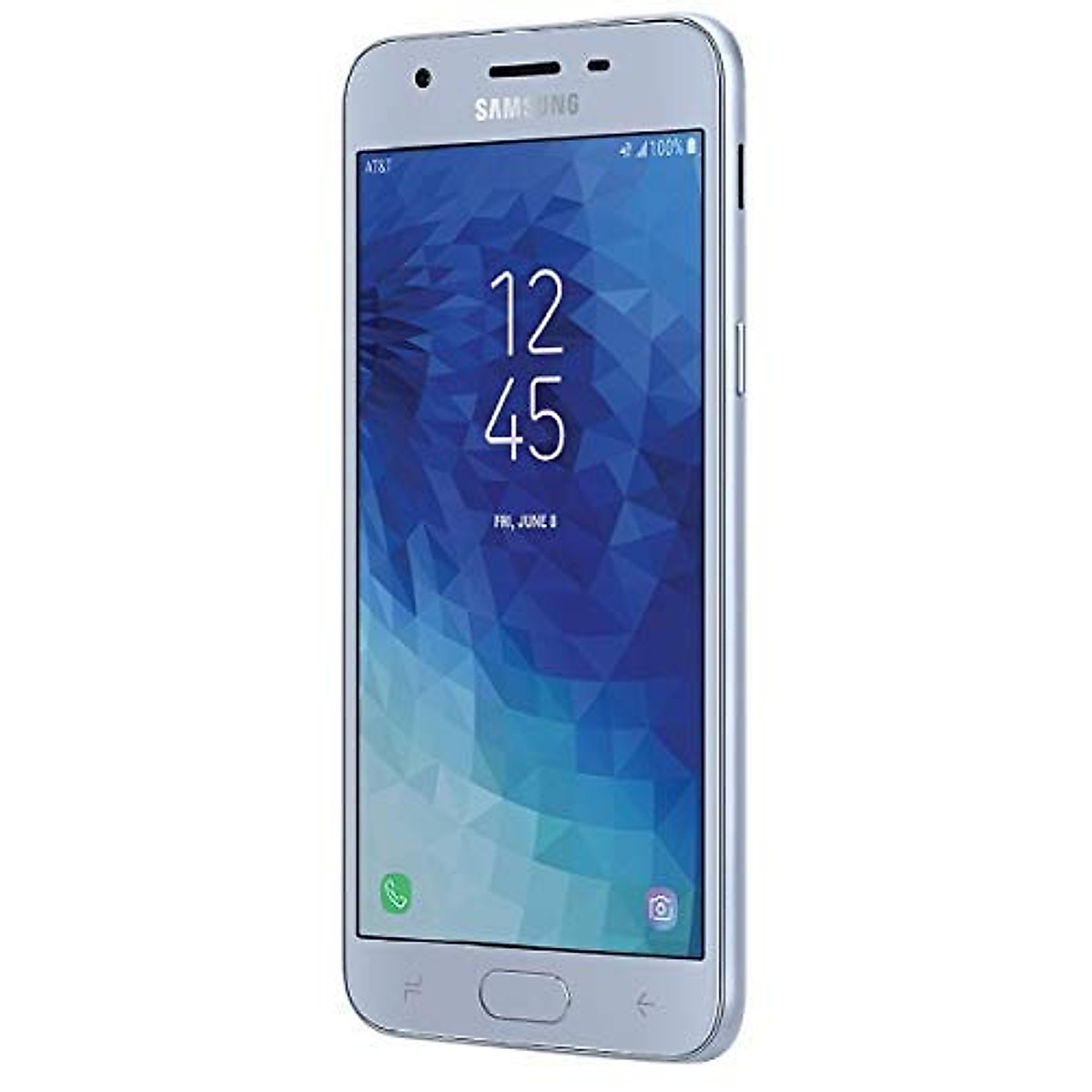 Samsung Galaxy J3 2018 (16GB) 5.0" HD Display, Android 8.0, Verizon Locked 4G LTE Smartphone SM-J337V (Silver) (Renewed)