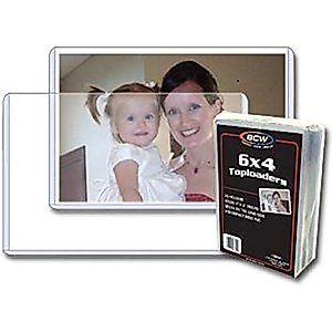422 6 x 4 Postcard or Photo Rigid Topload Holder (25 Count)