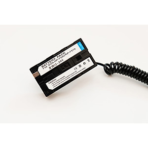 D-tap to NP-F970 F570 F550 Dummy Battery Pack Power Adapter for Atomos Shogun Inferno Ninja,Zoom F6 Recorder,BMPCC 6K Pro,Smallhd Focus 7 Monitor