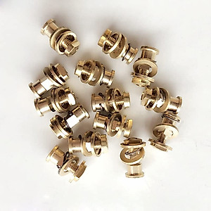 TorSor 3 Pack Tailor Scissors Pivot Bolt and Nut Replacement Central Axis Shaft Assembly Screws for 8/9 inch Sewing Scissors Fabric Scissor Sewing Shears Repair Parts