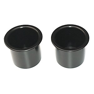Plastic Small 2 7/8 inch Black Drop in Beverage Drink Can Holder Insert Perfectly Fits 12oz Beverage cans and 16oz Plastic Water Bottles Multipack Wholesale Bulk Listing Poker Table(2)