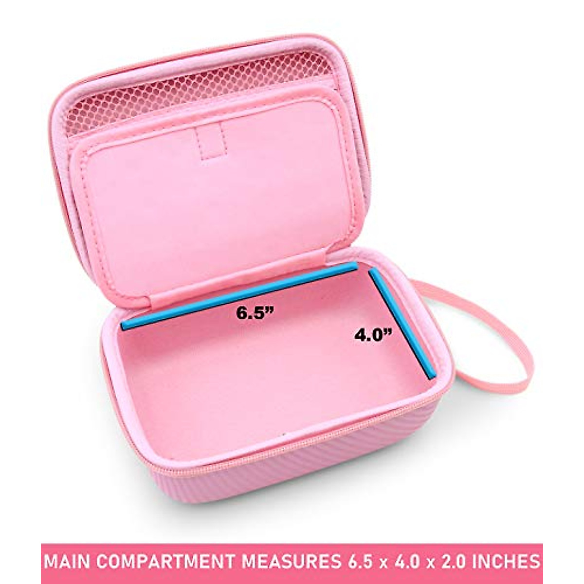 CASEMATIX Print Camera Case Compatible with Kidizoom Print Cam and Paper Refill Accessories - Includes Carry Case Only for Instant Camera
