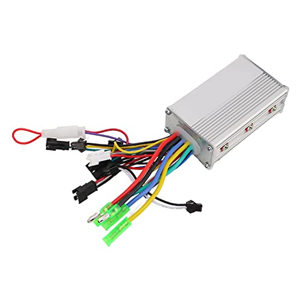Kadimendium Electric Motor Controller Kit, Easy Install Heat Dissipation Reliable 24/36/48V 350W Motor Controller for Electric