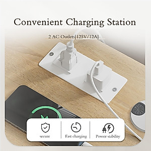 Homall L Shaped Desk with Drawers&Shelves, 55'' Corner Computer Desk with Power Outlets, Reversible PC Table with Storage File Cabinet for Home Office Studying Writing Gaming Workstation (Light Oak)