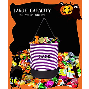 Halloween Trick or Treat Bag,Halloween Baskets,Halloween Candy Buckets for Kids,Halloween Treat Baskets,Goody Bags,Gift Bags for Halloween Parties