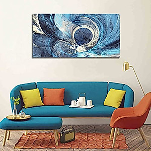 YYYYHPP YP1262 Abstract Wall Art Modern Minimalist Abstract Canvas Painting Blue Canvas Wall Art Print Painting for Wall Decor Home Decor