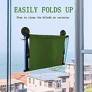 Foldable Cat Hammock Withstand Large Cats Over 60 lbs | Indoor Cat Window Perch with 3.3in Sturdy Suction Cups