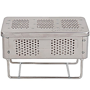 The Flip Professional Hot & Cold Smoker Box - Patented BBQ Grill Smoke Box for Gas or Charcoal Grill w Firestarters - Infuse Smoky Wood Flavor in Meal - Great Fathers Day Gift & Grilling Gifts for Men