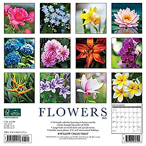 Flowers 2021 Wall Calendar
