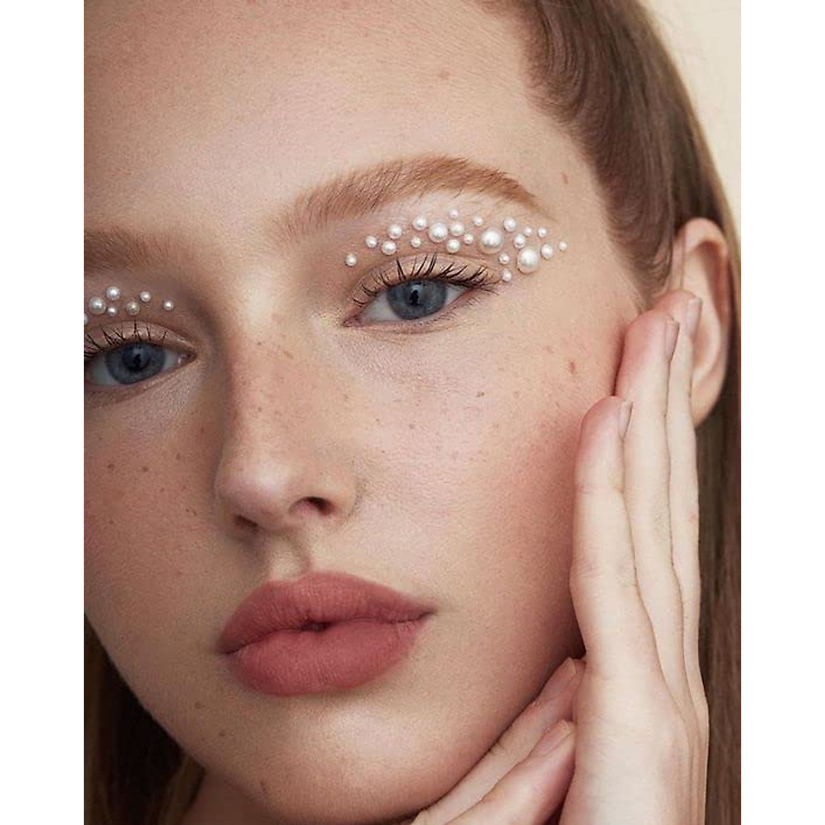 Niziky 700PCS Flat Back Half Round Pearls, 8mm White Half Round Flatback Pearls Gems Beads for Crafts, Flat Back Half Pearls for Craft Projects, Jewelry Making, Shoes, Cup, Nail Art Decoration