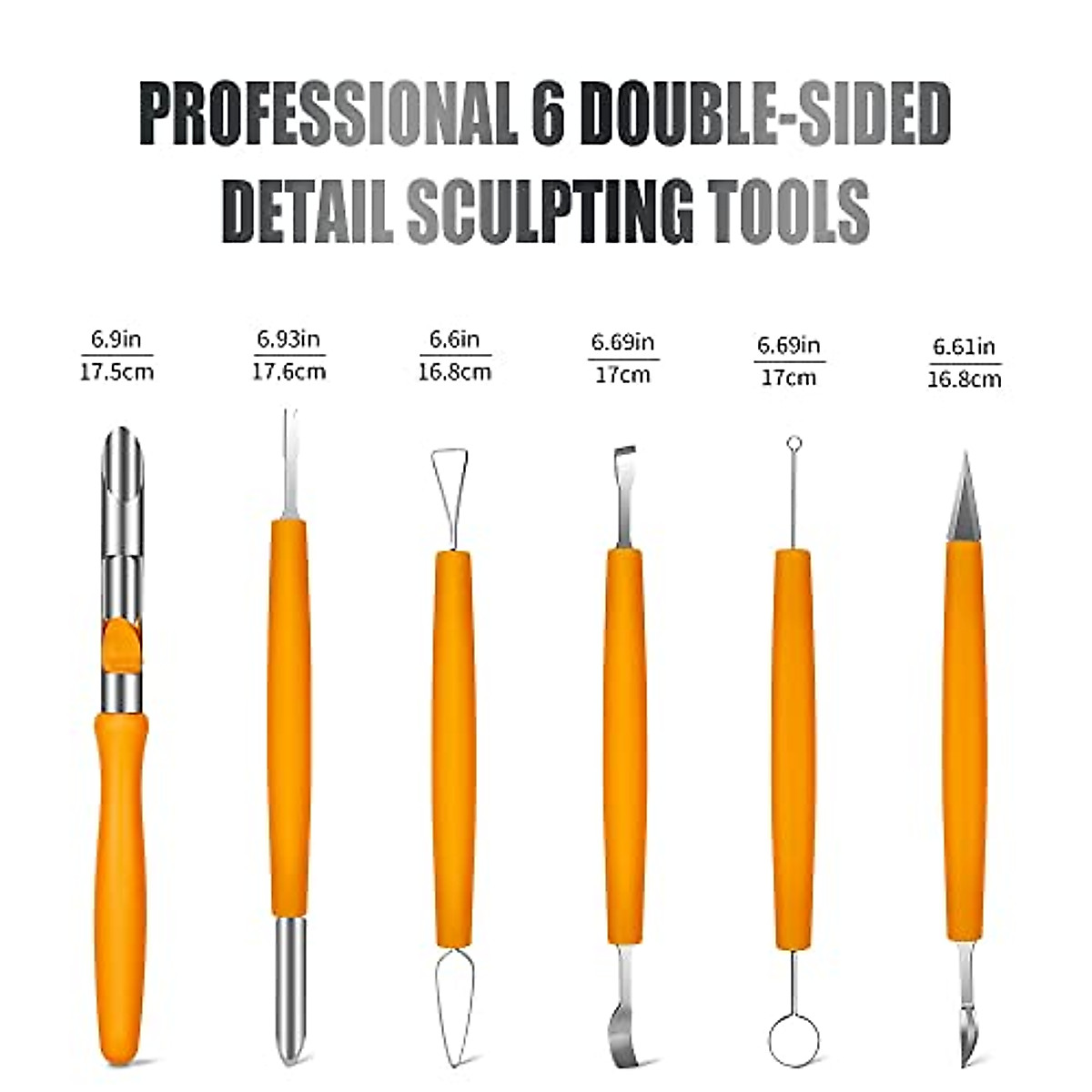 Upgraded 12 PCS Pumpkin Carving Kit Tools for Kids & Adults with Carrying Case, Heavy Duty Safe Stainless Steel Pumpkin Carving Knife knives Carver Set Professional for Halloween Decorations