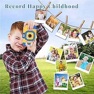 Kids Camera for Boys and Girls Age 3-10 Years Old Cameras for Kids with 32GB SD Card 1080P HD Digital Video Cameras for Kids Birthday Electronic Toys Gifts for Toddlers