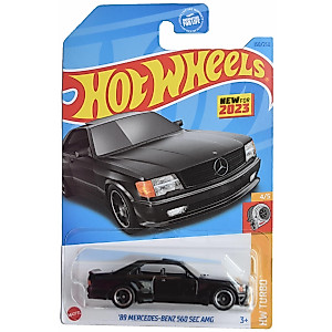 Hot Wheels '89 Mercedes Benz 560 Sec AMG, HW Turbo 4/5 [Black] 150/250