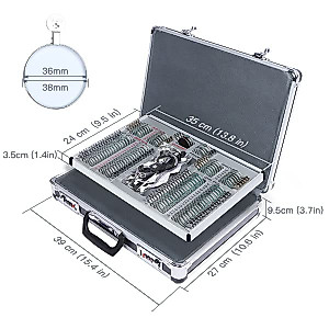UCanSee 104 Trial Lens Set Metal Rim Aluminum Case Free Trial Frame