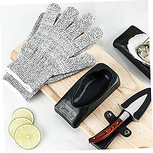 4pcs Oyster Seat Seafood Tools Seafood Tray Pallet Shellfish Shucking Clamp Clam Shucking Board Shellfish Shuckin Clamp PVC Kicthenware Oyster Trays PVC Oyster Holder Clams Suite/1697