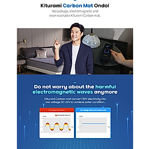 Kiturami Ondol Heating Mat Topper KDMU (KDMU-952, Queen Size)