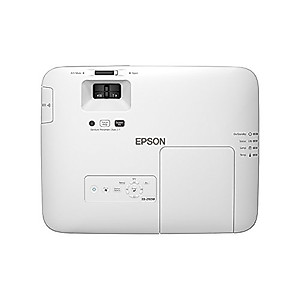 Epson V11H817020 PowerLite 2165W LCD Projector, Black/White