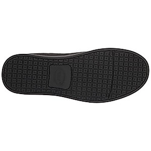Dr. Scholl's Shoes Men's Valiant Slip-Resistant Sneaker, Black, 10.5 Medium US