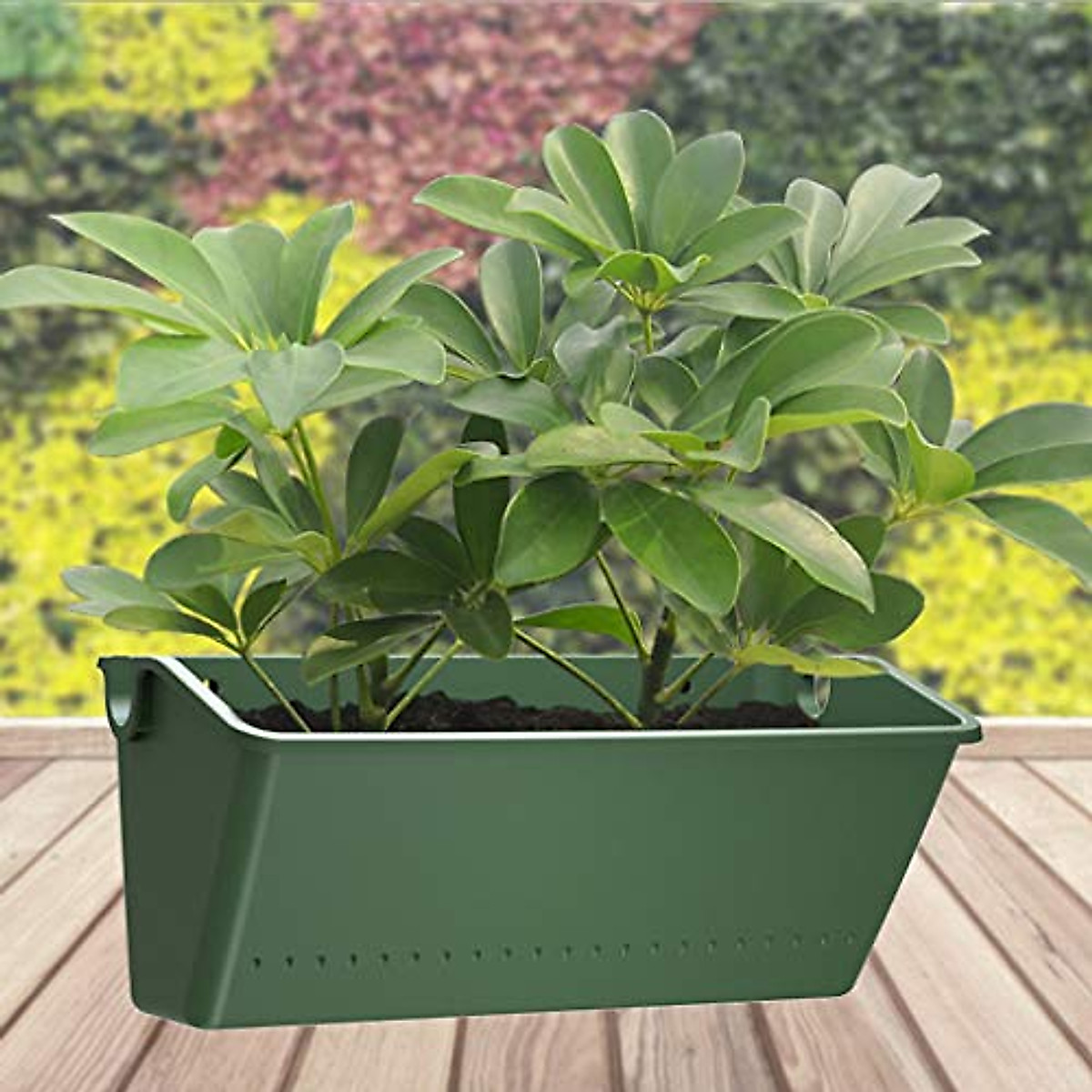 Thereisno Wall Hanging Vertical Flower Pot Planter Succulent Green Plants Bonsai Vase Home Hanging Tray Hanging Tray