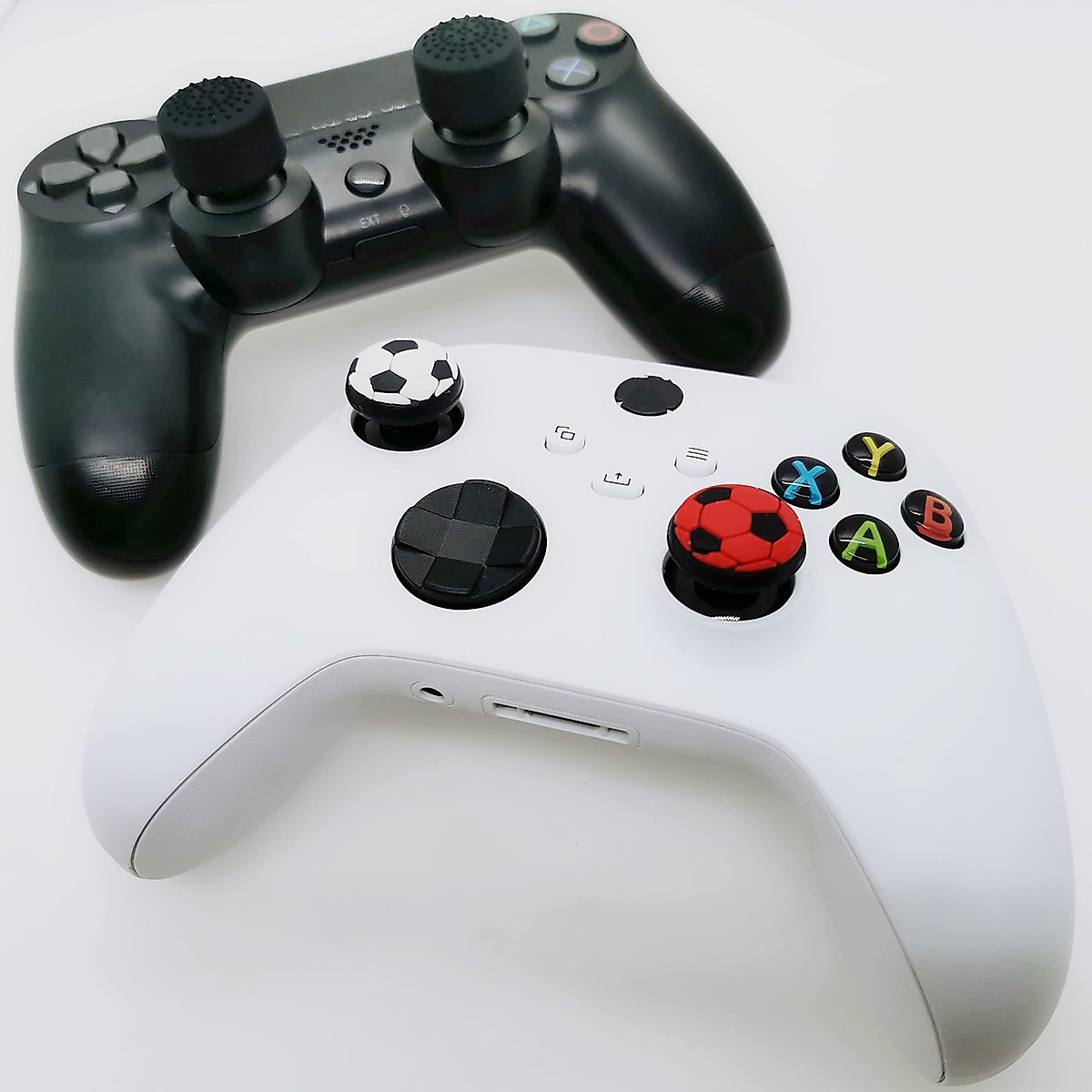 30pcs Joystick Grip for Ps5 Ps4 Controller, Silicone Thumb Grips Caps Cover Analog Stick for Playstation 5, Playstation 4 Controller, Xbox 360, Xbox One Controller (B 30pcs)