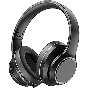 Tumwove Active Noise Cancelling Headphones Bluetooth Headphones Bluetooth 5.0 Wireless Over Ear Headset with Hi-Fi Deep Bass Low Latency Game Mode Quick Charge 80H Playtime with Mic for Travel Work
