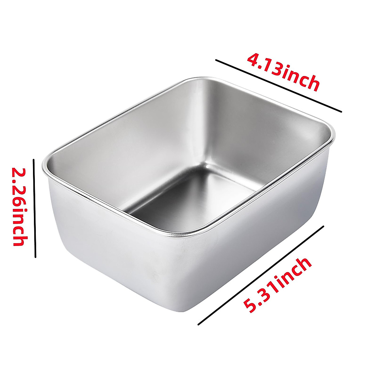 GIUOIDUO 10PC-LStainless Steel fresh- keeping container with cover refrigerator refrigerating container packing box garnish box outdoor picnic boxFood Storage