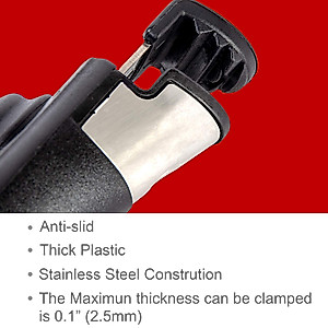 ROCKURWOK Removable Handle Cookware, Pot Handle, Replacement Cookware Grip Handle, Removable Handles Pan Handle Grip Detachable Handle, Cookware, Pots and Pans, Black