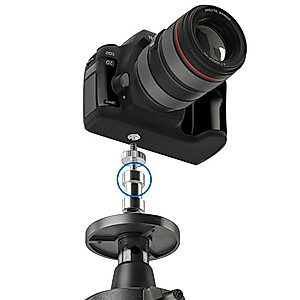 6 Pack International Standard 1/4"-20 Male to 1/4"-20 Male Threaded Tripod Screw Adapter Standard Tripod Mounting Thread Camera Screw Adapter Converter,Precision Made