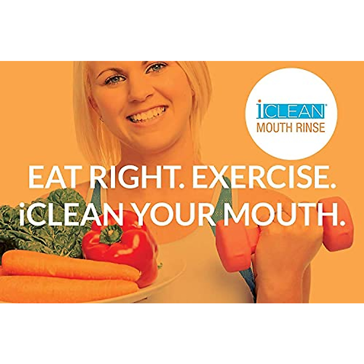 iCLEAN Mouthwash, Fluoride Free, Alcohol Free, Harnesses The Power of Iodine. Molecular Iodine Mouth Rinse That Cleans Where Others Can't