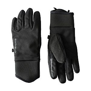 Manzella Women's All Elements 3.0 Cold Weather Sports Glove, Waterproof, Windproof, Touchscreen Capable, Black, Medium
