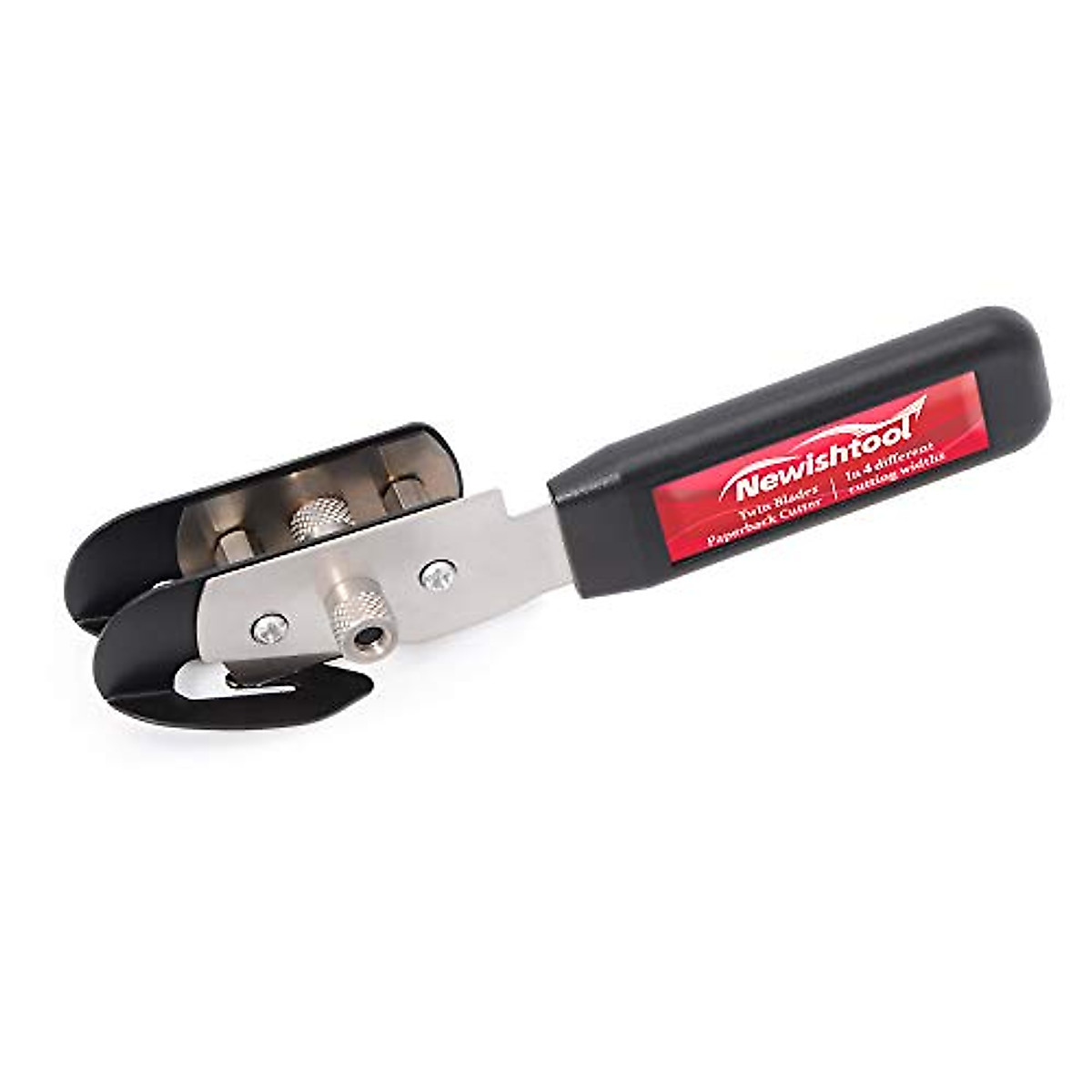 Dual Blades Vinyl Cutter Two Cuts in One with 4 Width-Spacer Pins PTFE Coating Safety Film Cutting Knife for Vinyl Median Strip Cutting and Car Window Tinting 10 Spare Blades + 5 Felts Included