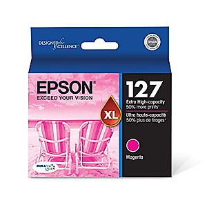 Epson T127 DURABrite Ultra Ink Standard Capacity Black Cartridge (T127120-S) for Select Stylus and Workforce Printers & Epson DURABrite Ultra 127 Extra High & Epson DURABrite Ultra 127 Extra