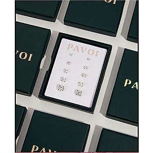 PAVOI Womens 14K Gold Plated - White Gold 925 Sterling Silver Post Lightweight Hoop Earrings