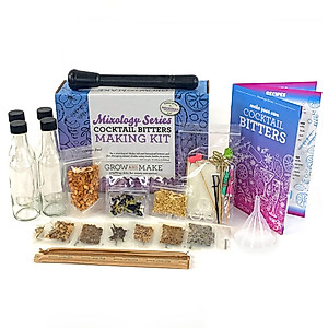 DIY COCKTAIL BITTERS Making Kit - Grow and Make Mixology Series color changing cocktails and customized mocktails become Your Own Drink Master