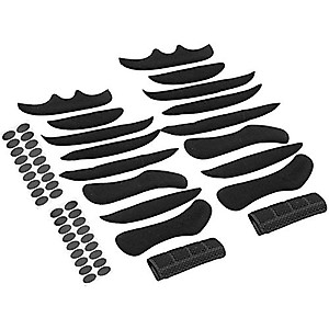 Alomejor 2 Set Helmet Sponge Pads Stick Foam Anti Collision Lining Sponge with Viscose Bike Helmet Accessories